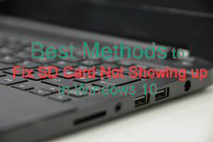 How to Fix SD Card Not Showing up in Windows 10