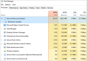 Fix Service Host: Local System High Disk Usage on Windows 10