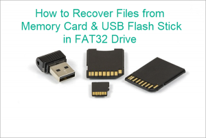 FAT32 File Recovery – Recover Files from FAT32 Memory Card